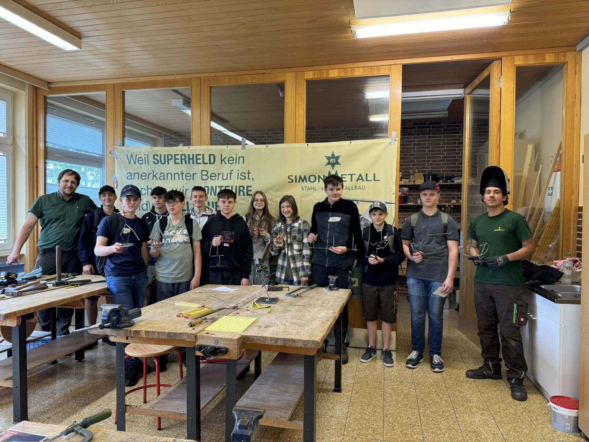Handwerkertag an der Mittelpunktschule Hilders | SIMONMETALL