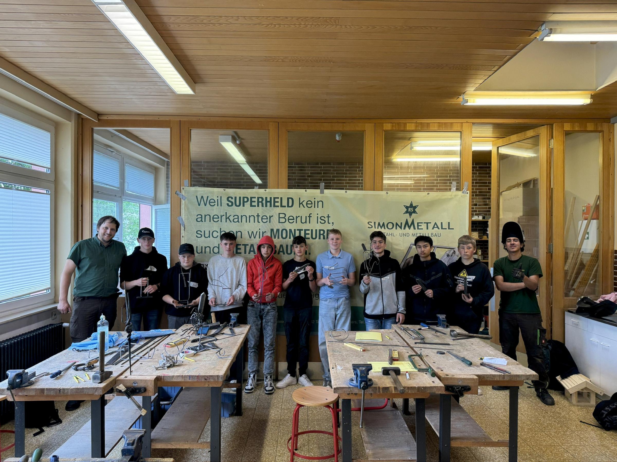 Handwerkertag an der Mittelpunktschule Hilders | SIMONMETALL
